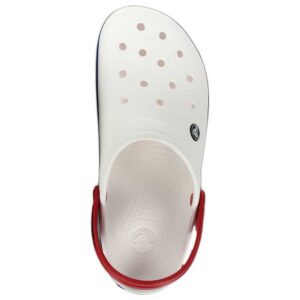 Crocs Crocband White Navy Red