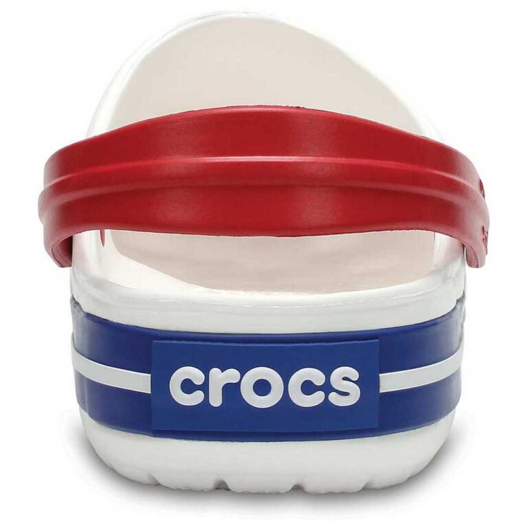 Crocs Crocband White Navy Red